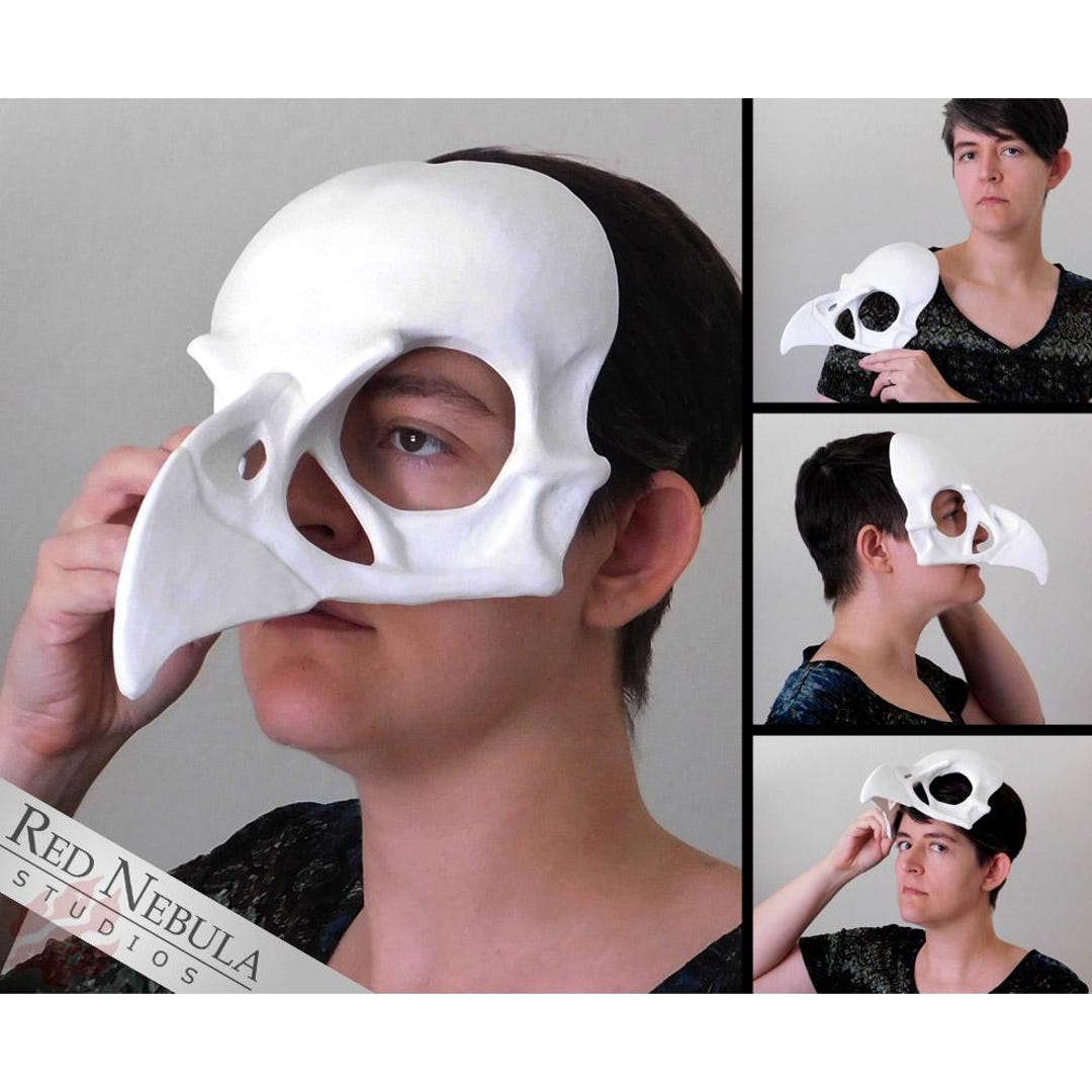 Eagle Skull Mask Blank, Hawk Skull Face Mask, Raptor Skull Mask, Bird ...