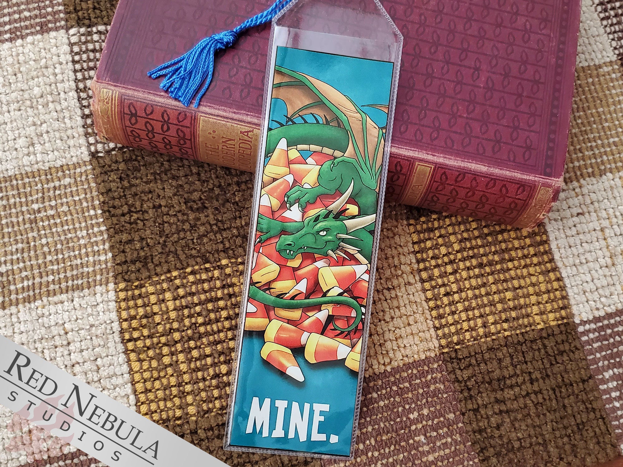 Candy Corn Dragon Bookmark Green Dragon and Halloween Candy - Etsy 日本