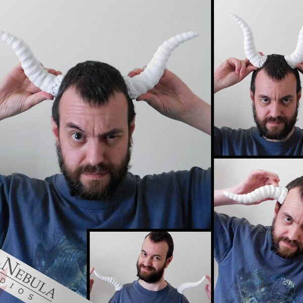 Blue Resin Horns - Etsy