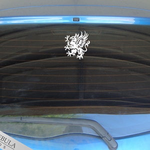 Grey Warden Griffon Vinyl Decal, Dragon Age Car Decal With Heraldic ...