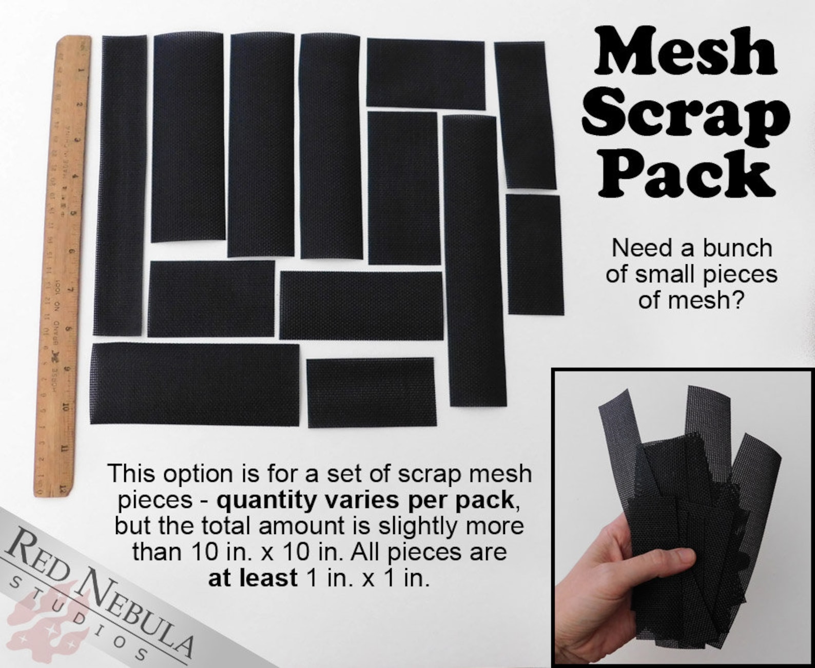 Black Mesh Fabric, Mask Eye Covers, Costume Eye Blackout Mesh, See ...