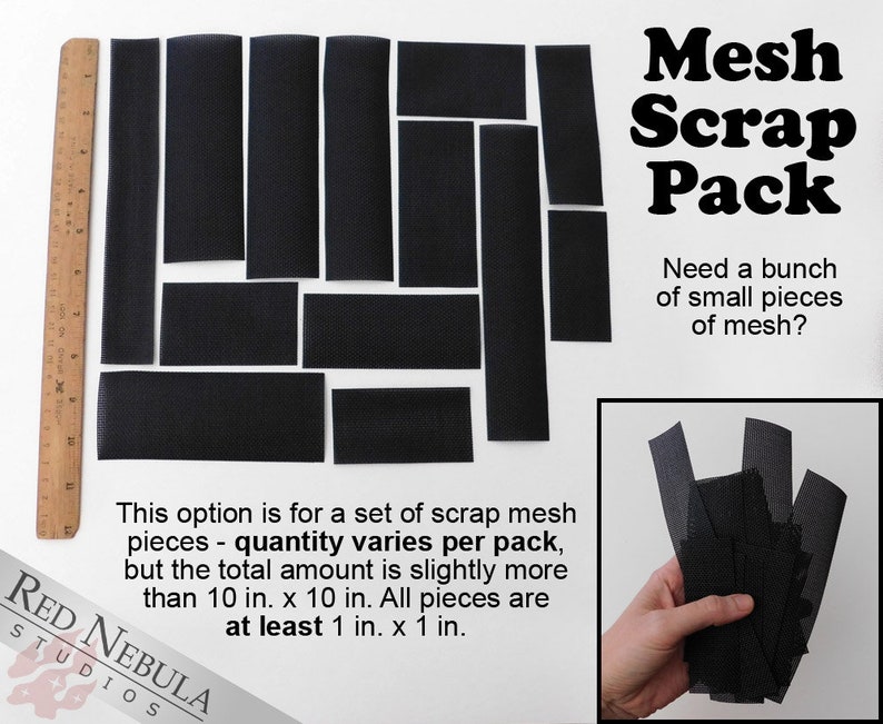 Black Mesh Fabric, Mask Eye Covers, Costume Eye Blackout Mesh, See ...