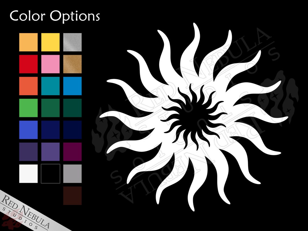 Chantry Sunburst Vinyl Decal Dragon Age Car Decal With the - Etsy