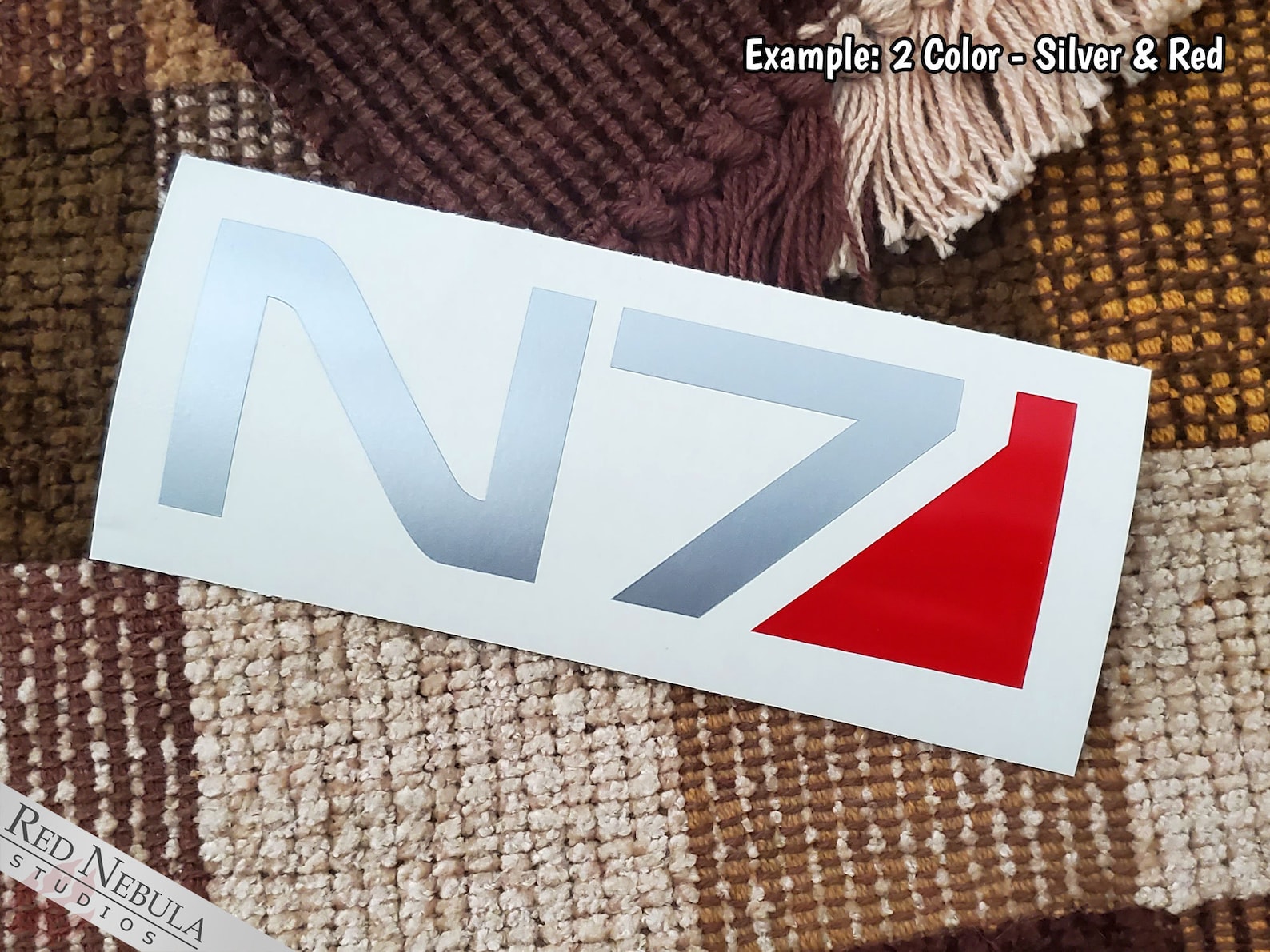 N7 Vinyl Decal Mass Effect Car Decal With the N7 Logo | Etsy