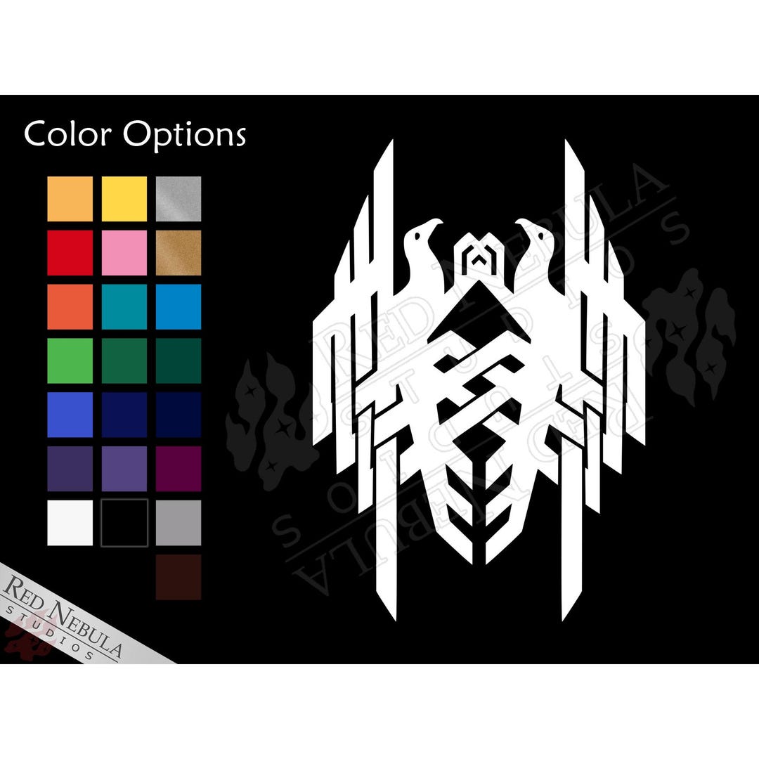 Hawke - Amell Crest Vinyl Decal, Dragon Age Car Decal, DA2 - Multiple ...