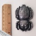 Handpainted Spider Magnet Faux Silver or Iron Resin Cast Spider ...