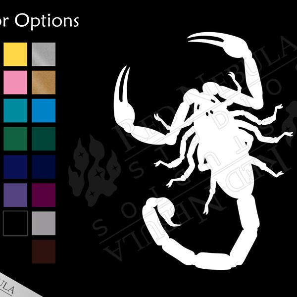 Scorpion Car Decal - Etsy