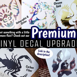 Inquisition Sword Vinyl Decal, Dragon Age Car Decal With DAI Sword and Eye Symbol Multiple Color ...