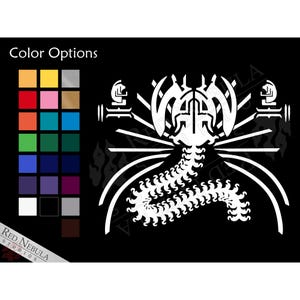 Kalros Vinyl Decal - 6" x 5" Mass Effect 3 Thresher Maw Krogan Art ...