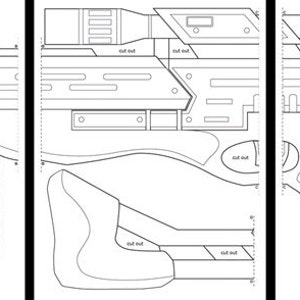 Prop Sniper Rifle Digital Blueprints Mass Effect M-97 Viper - Etsy