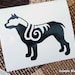 Mabari Vinyl Decal, Dragon Age Dog Car Decal With Ferelden Mabari Hound ...