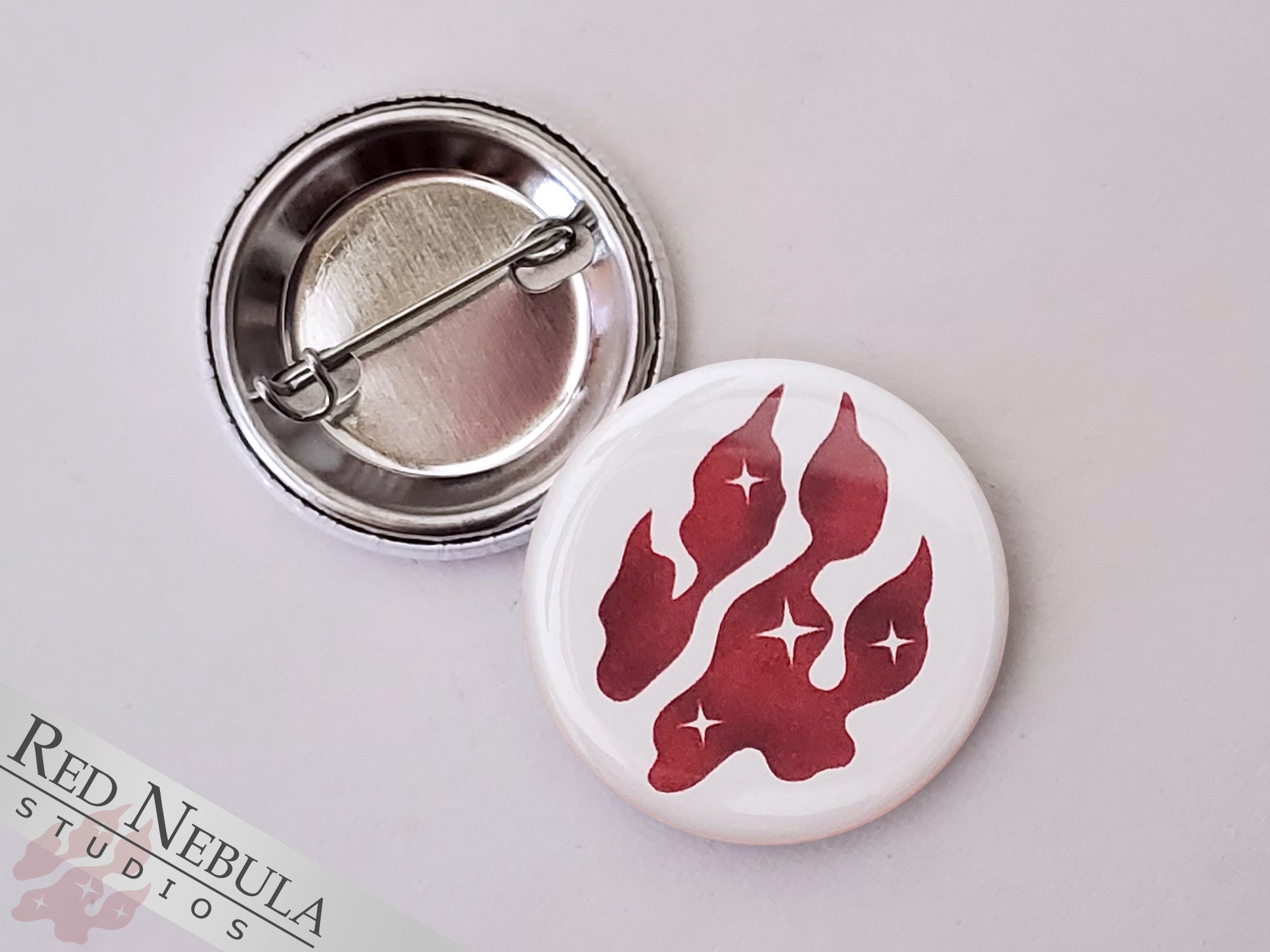 Red Wolf Paw Print