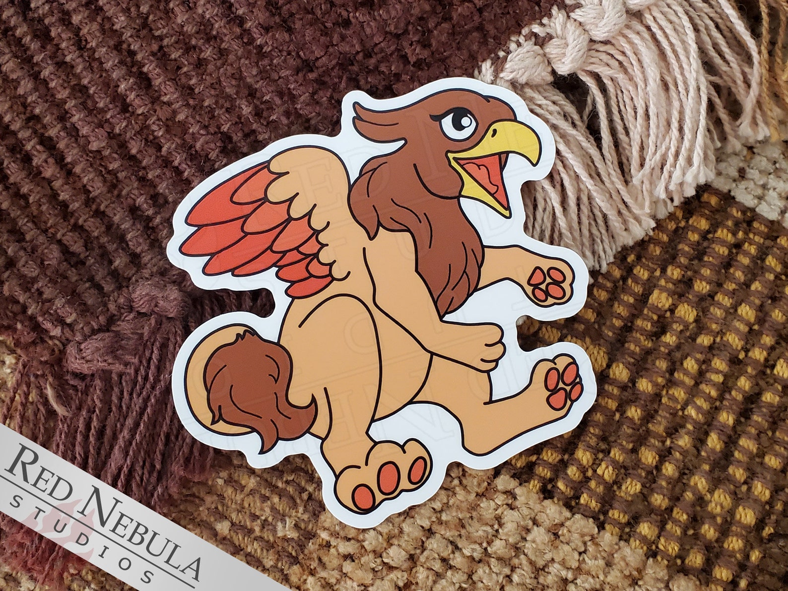 Baby Griffon 3 Vinyl Sticker Kawaii Griffin Gryphon - Etsy