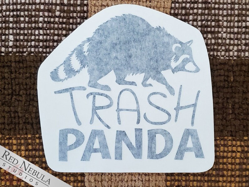Trash Panda Raccoon Vinyl Decal Outdoor Rated Multiple - Etsy