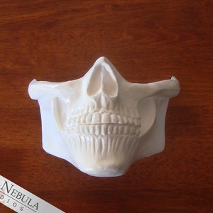 Human Skull Jaw Mask Blank, Half Skull Mask, Resin Skull Lower Jaw ...