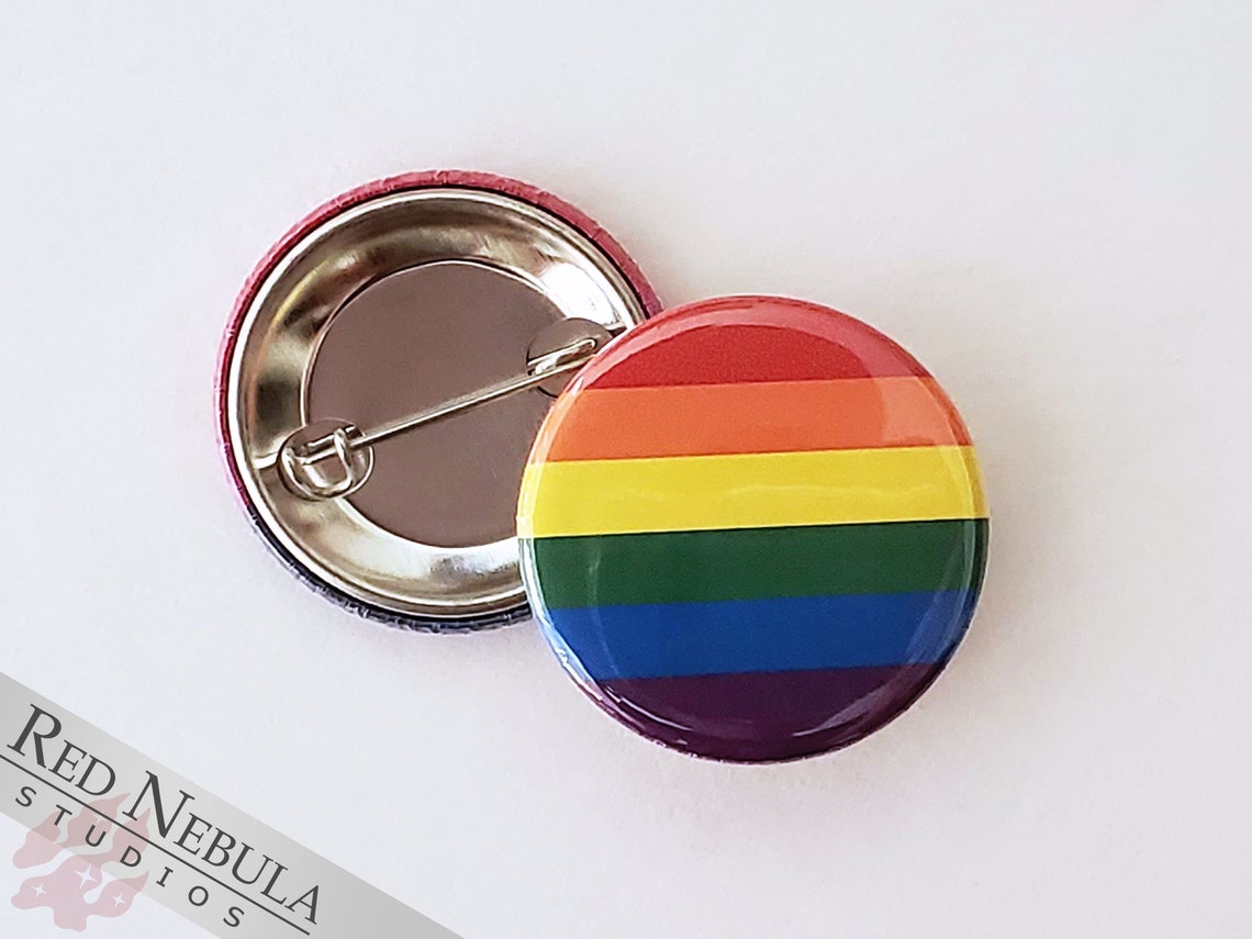 Pride Buttons Magnets or Keychains 1.25 LGBTQ Flag - Etsy