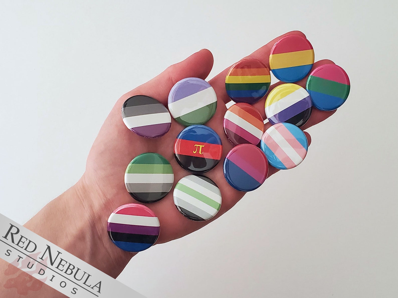 Pride Buttons Magnets or Keychains 1.25 LGBTQ Flag - Etsy