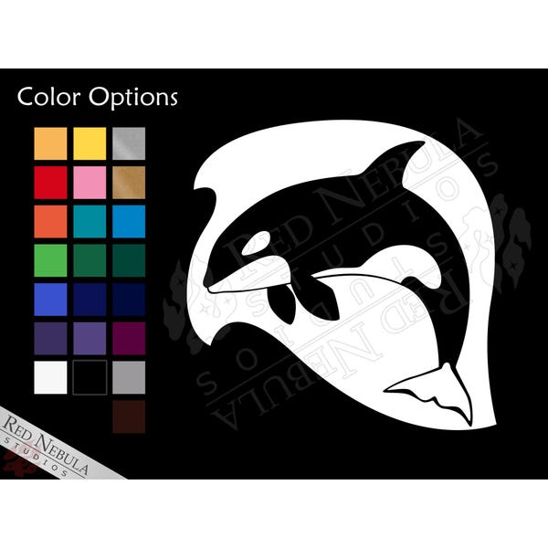 Orca Decal - Etsy