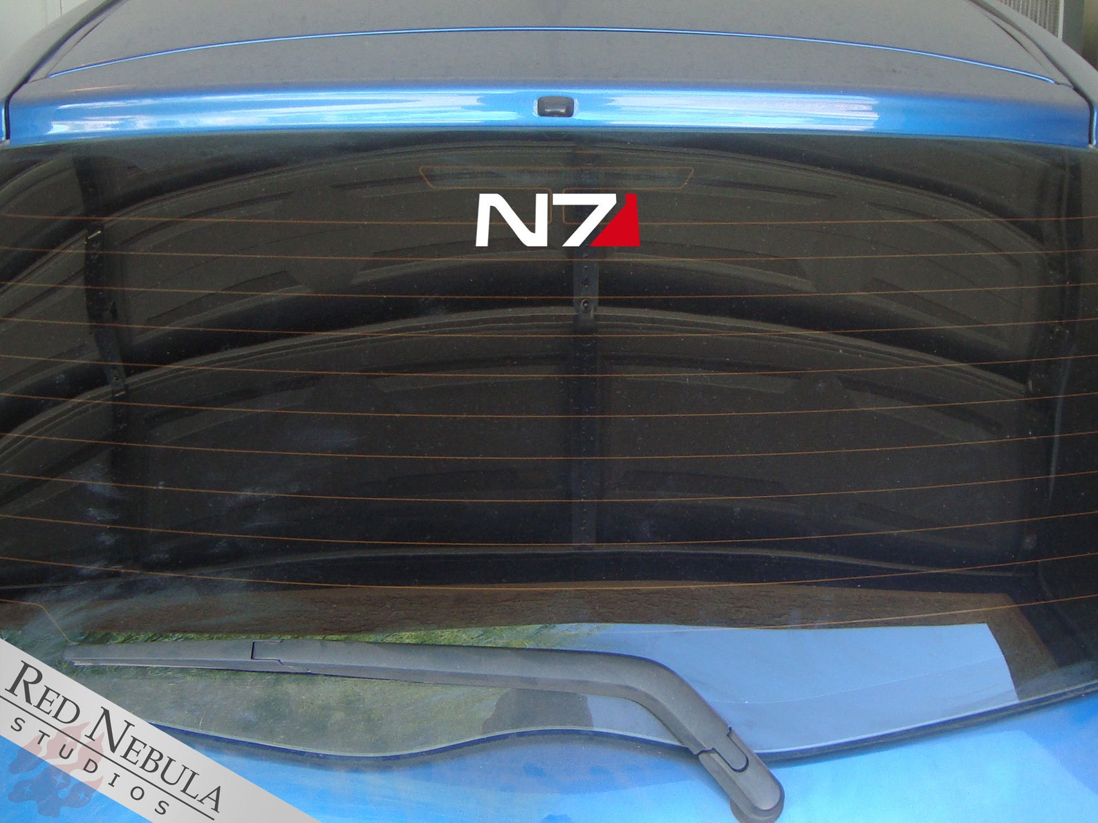 N7 Vinyl Decal Mass Effect Car Decal With the N7 Logo | Etsy