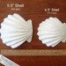 Blank Sea Shells Single or Pair Cast Resin Clam Shell - Etsy