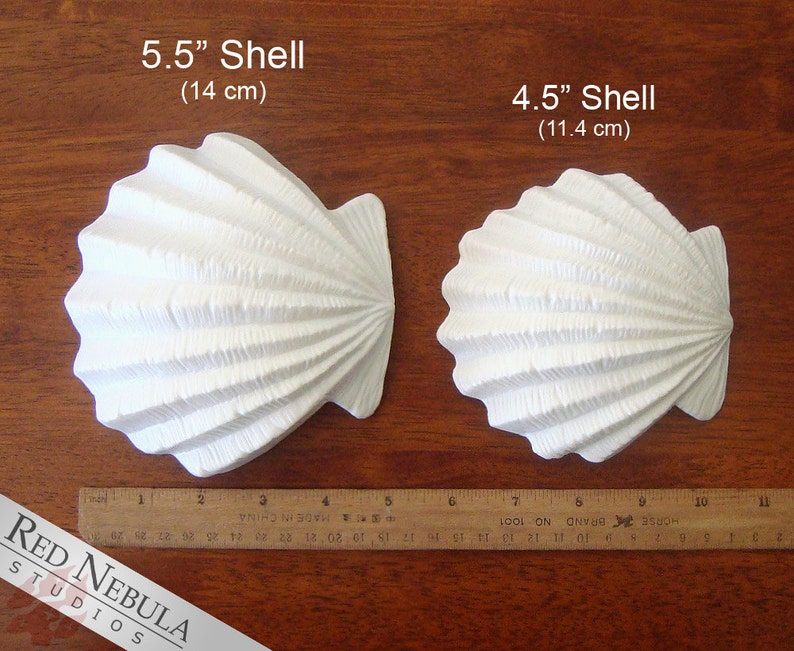 Blank Sea Shells Single or Pair Cast Resin Clam Shell - Etsy