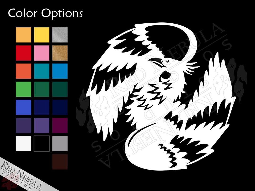 Phoenix Vinyl Decal, Firebird Car Decal, Creatures of Fantasy and ...