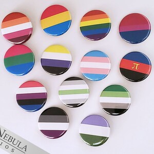 Pride Buttons Magnets or Keychains 1.25 LGBTQ Flag - Etsy