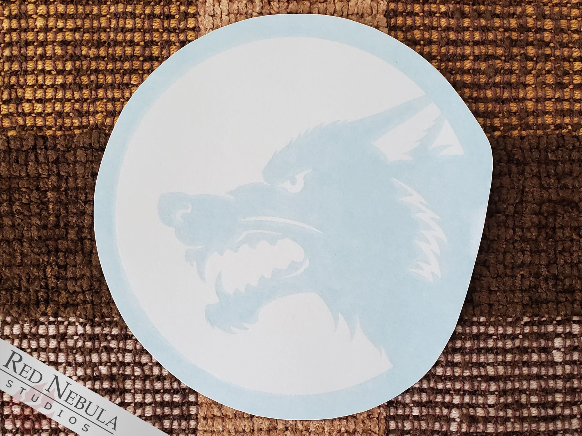 Vinyl Werewolf Sticker Snarling Wolf Vinyl Decal Multiple Color and ...