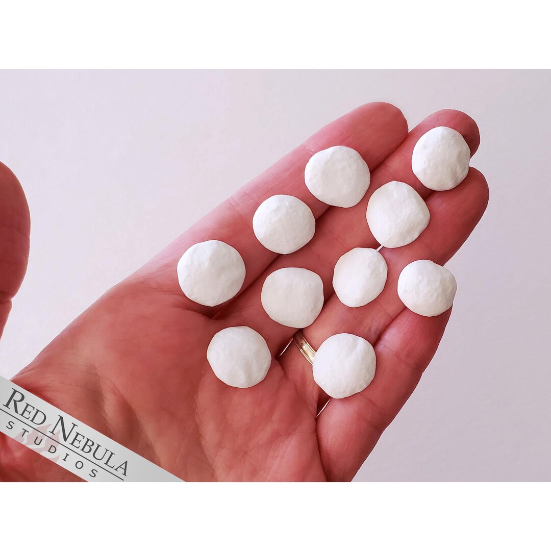 Miniature Cobblestones - Unpainted Resin Mini Stone Decorations With ...