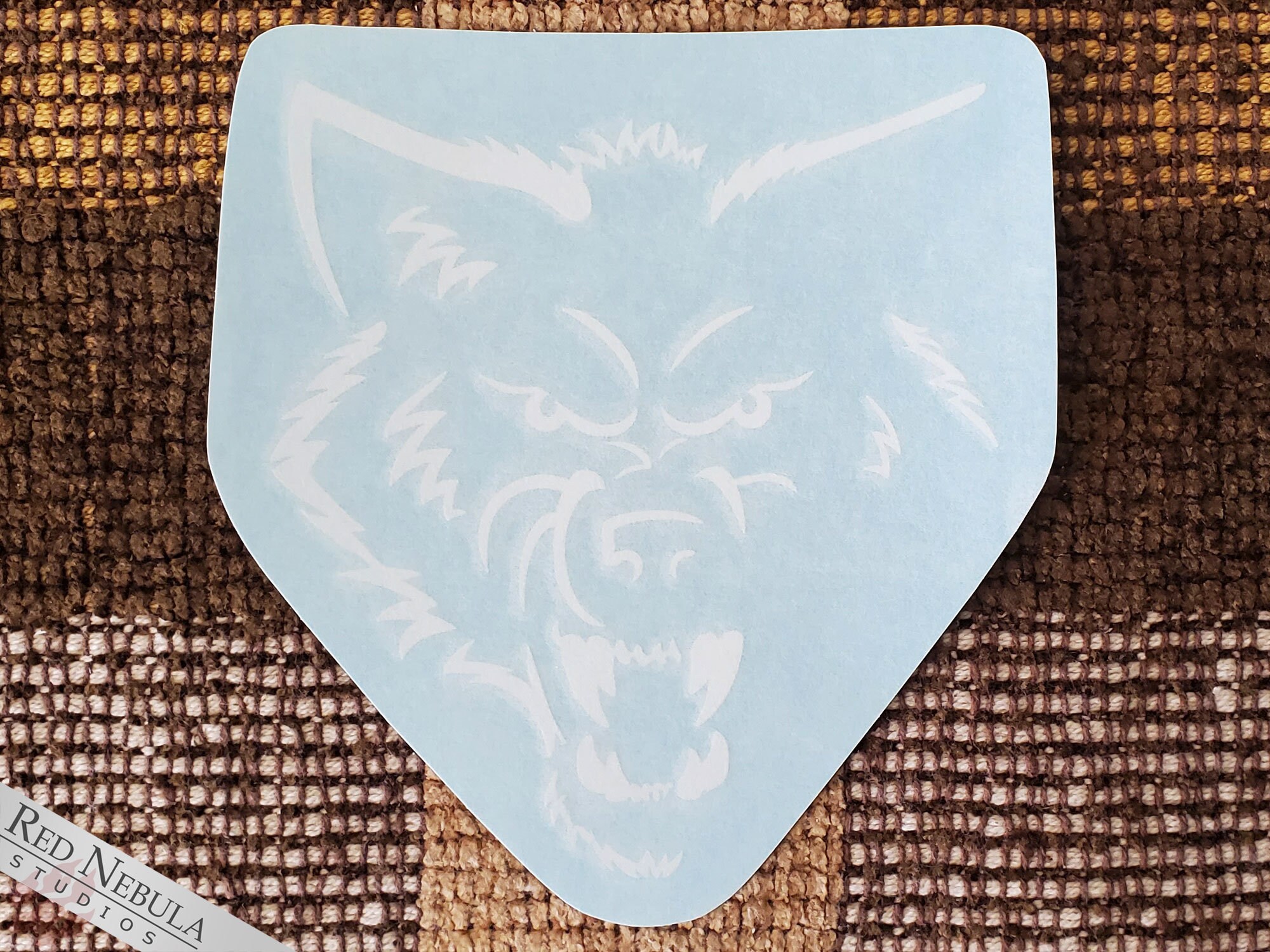 Vinyl Werewolf Sticker Snarling Wolf Vinyl Decal Multiple Color and ...