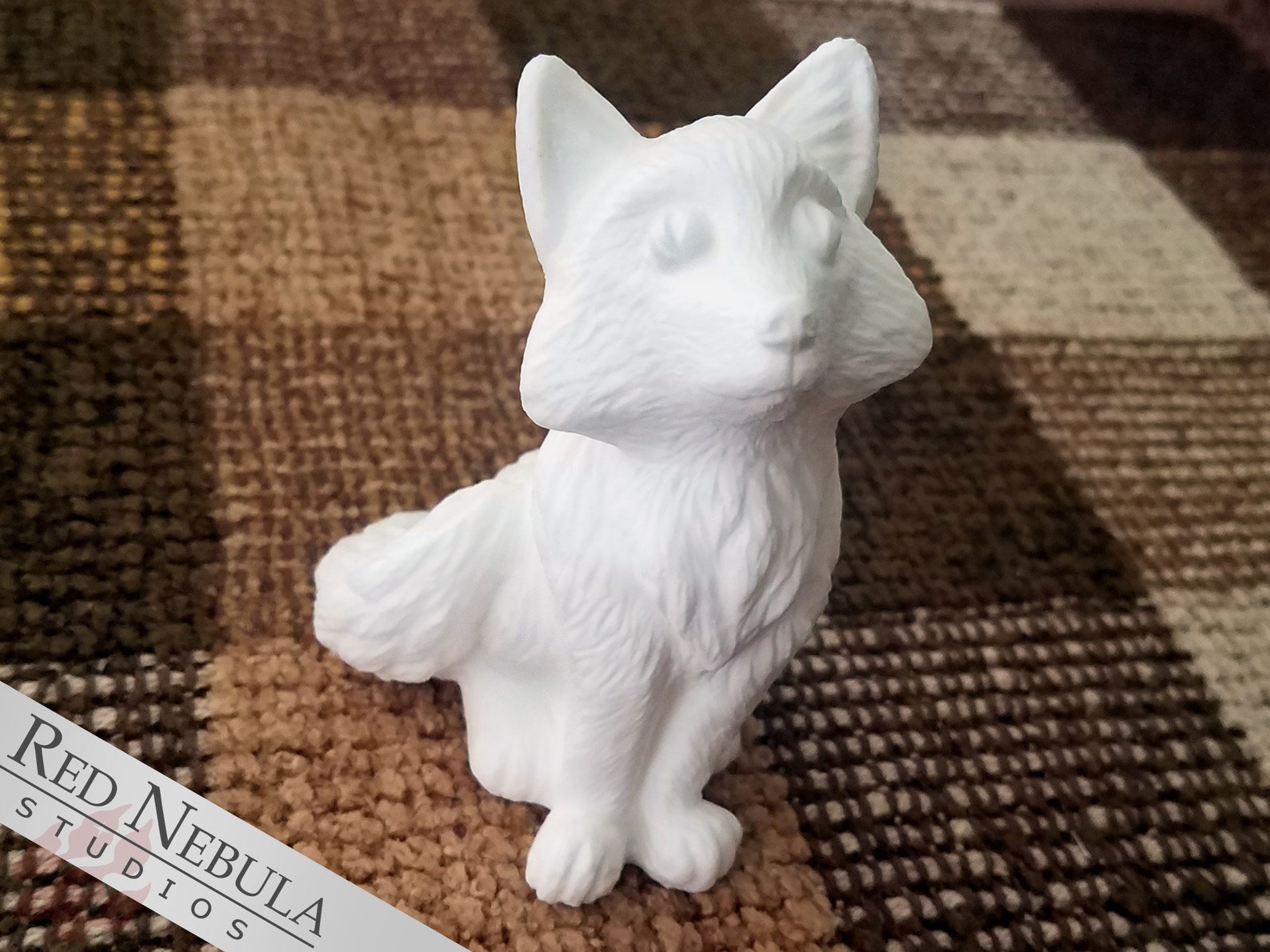 Fox Figurine Solid Resin Blank Mini Statue Paperweight - Etsy
