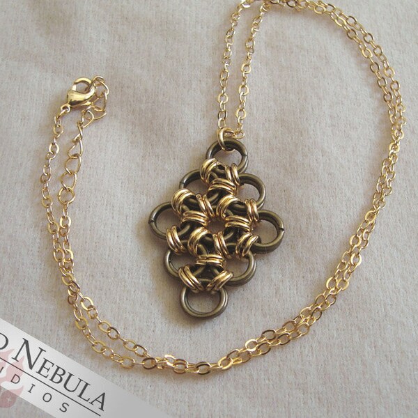 Chainmaille Pendant - Etsy