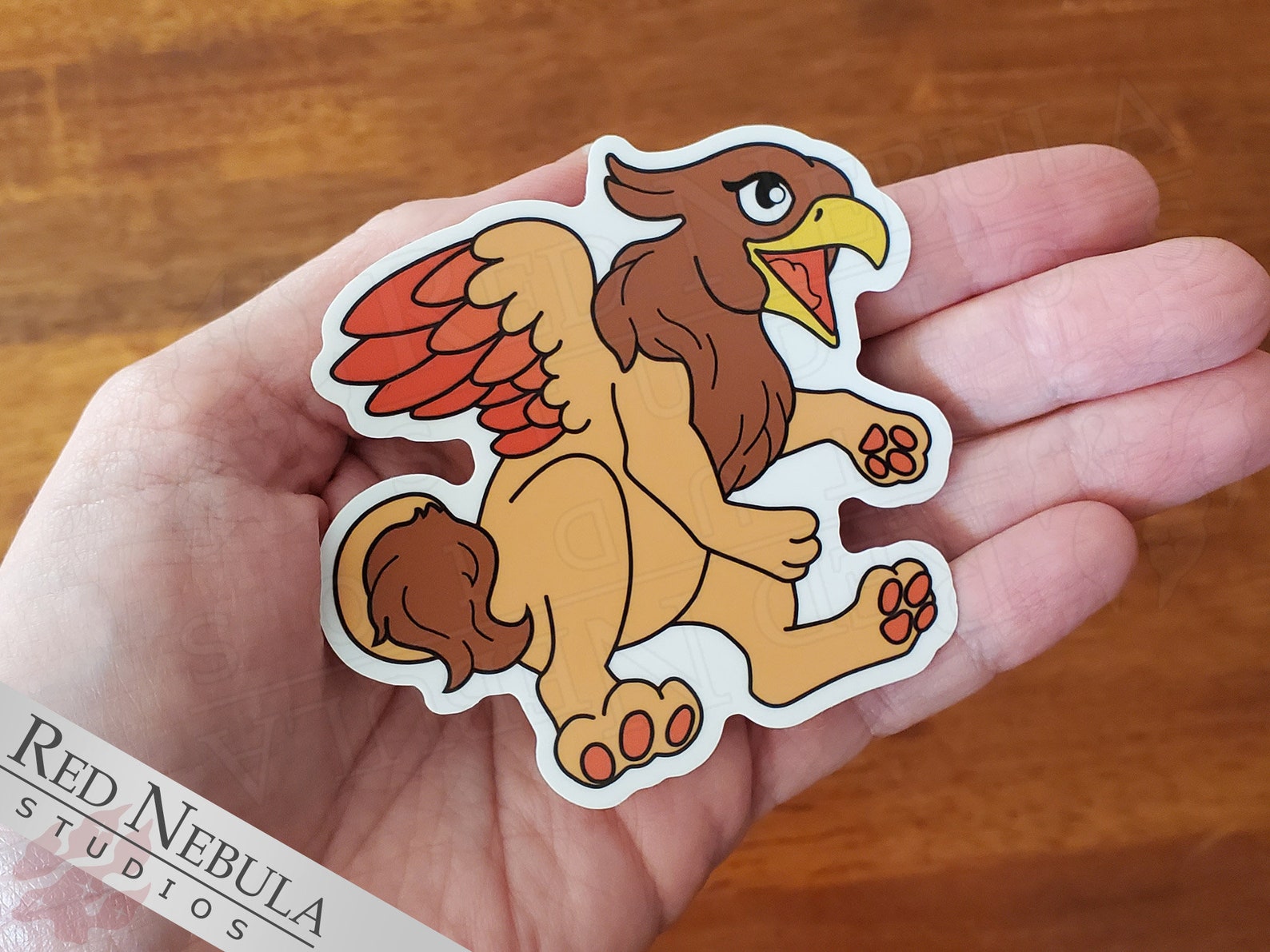 Baby Griffon 3 Vinyl Sticker Kawaii Griffin Gryphon - Etsy