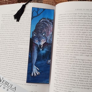 Vinyl Werewolf Bookmark With Black Tassel, Lycanthropy Movie Monster ...