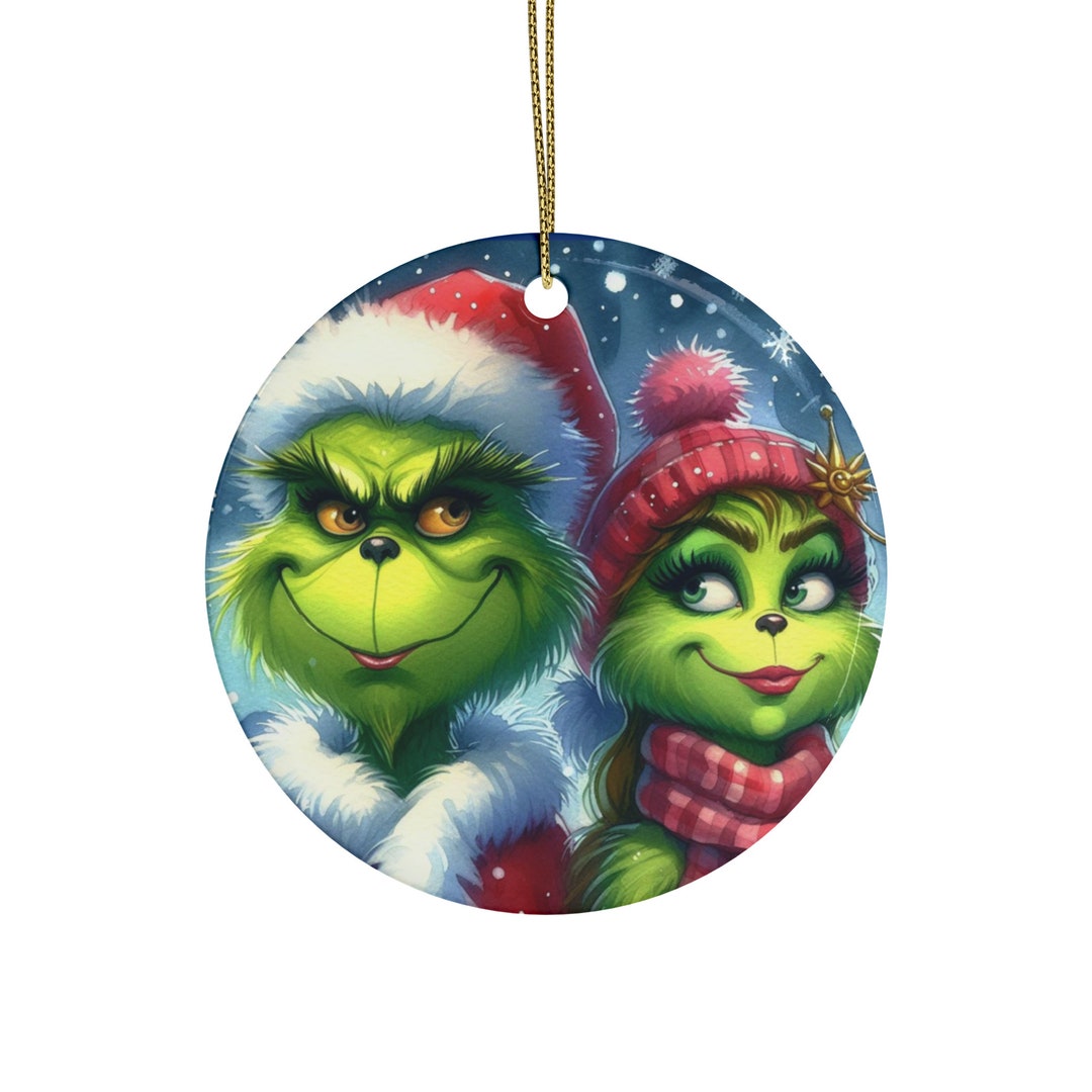 Mr and Mrs Grinch Ceramic Ornaments 1pcs, 5pcs, 10pcs, 20pcs - Etsy