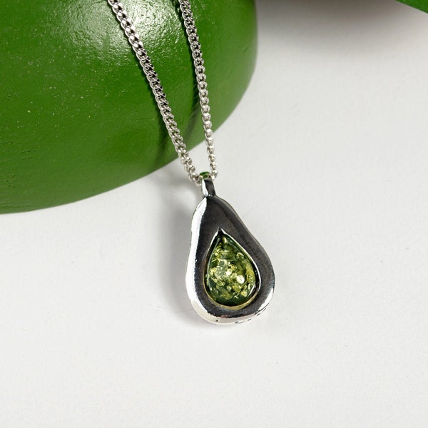 Avocado Necklace - Etsy