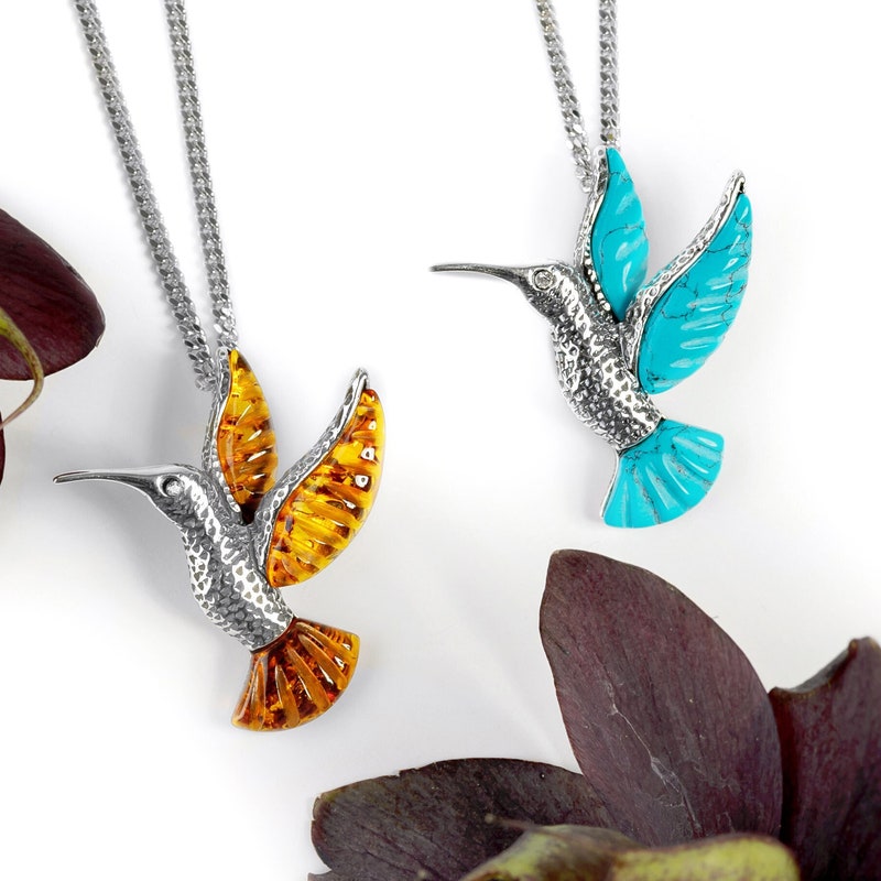 Hummingbird Necklace - Etsy