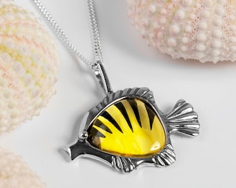 Angel Fish Necklace - Etsy