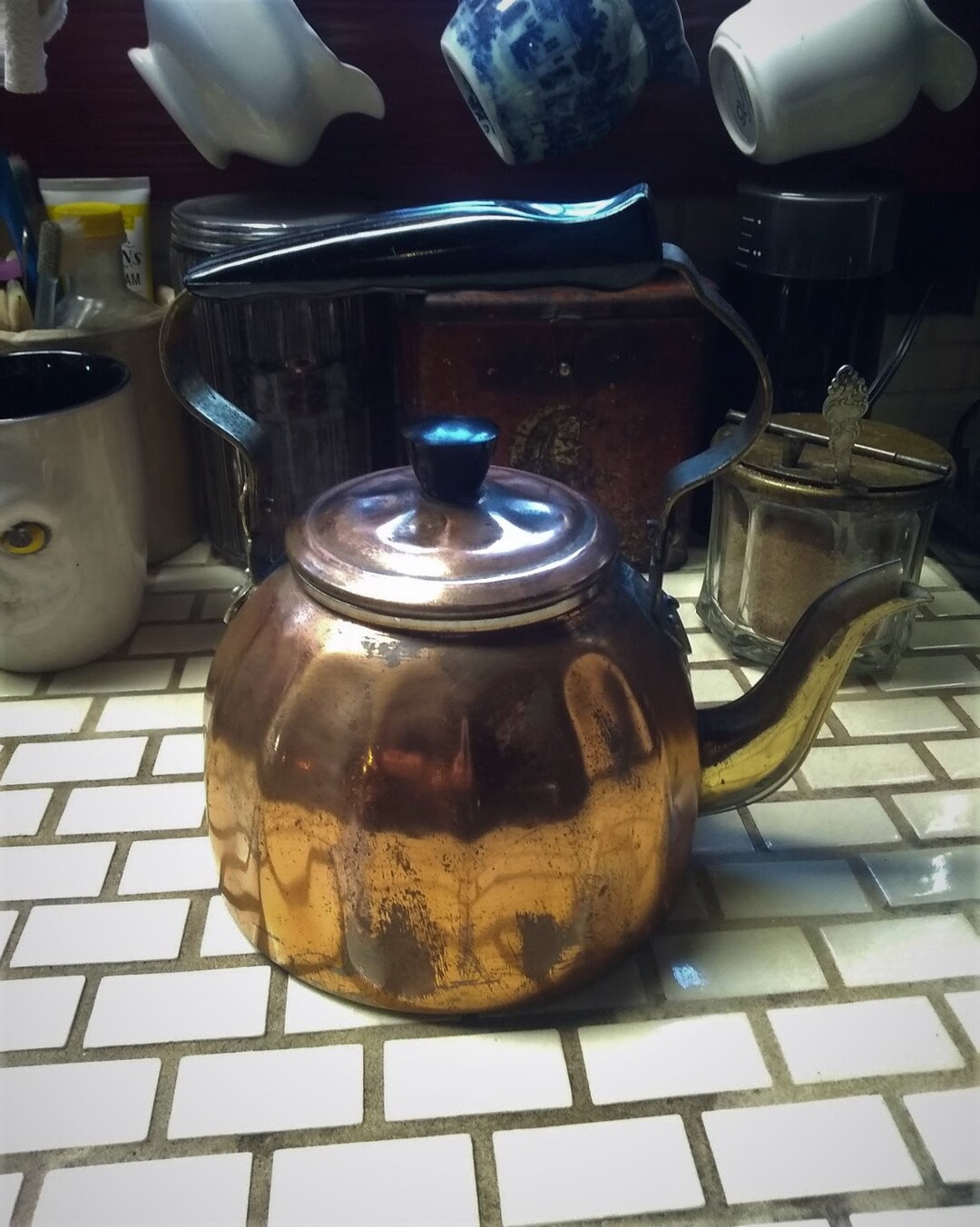 Vintage Douro Copper and Brass Tea Kettle Made in Taiwan Tea Pot - Etsy