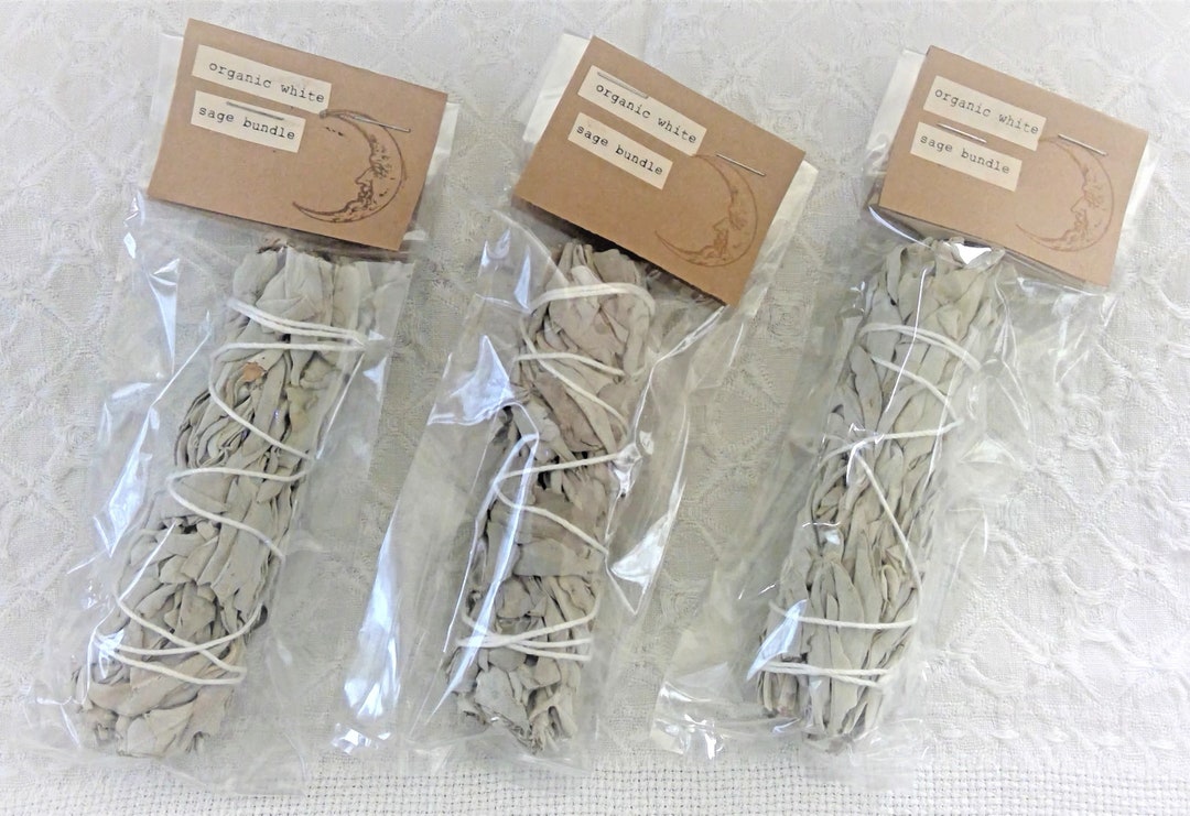 Organic White Sage Bundle Fresh Fragrant Wicca Sage Smudging Energy ...
