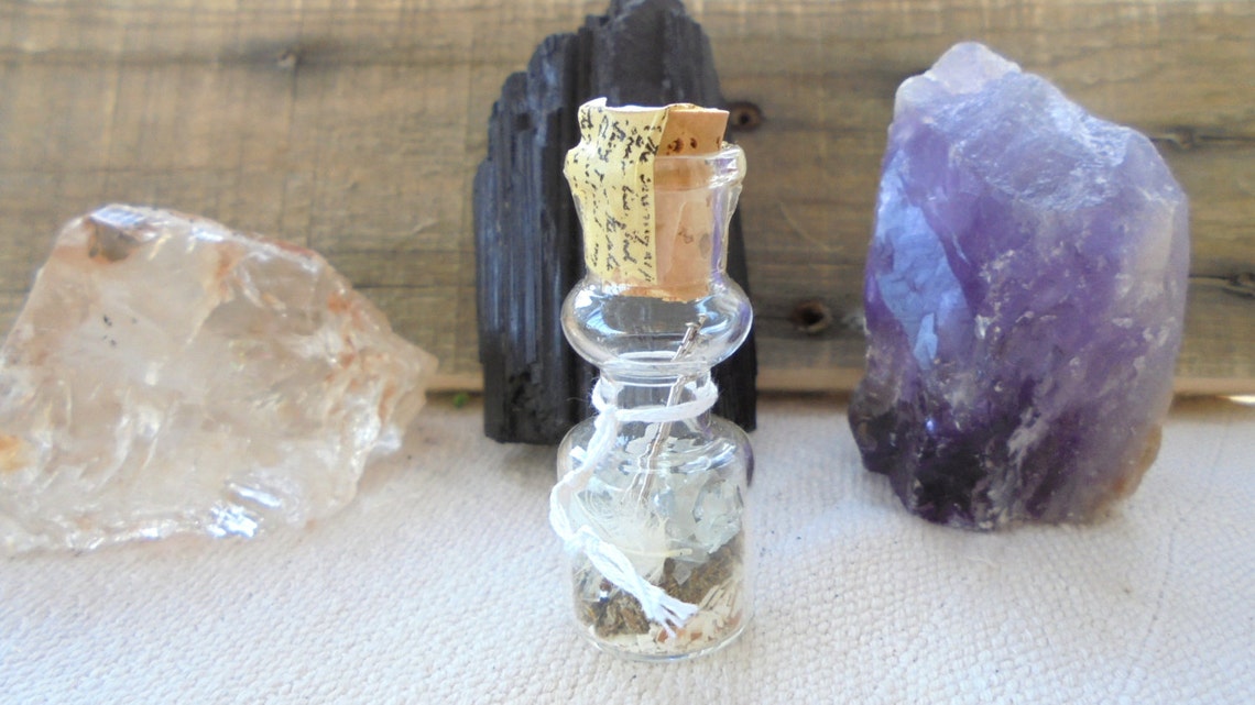 Protection Witches Bottle Spell Kit Wicca Protection Spell Kit | Etsy