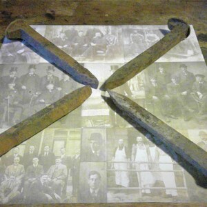 Vintage 6 Cast Iron Railroad Spikes Four 4 Authentic Early 1900's ...