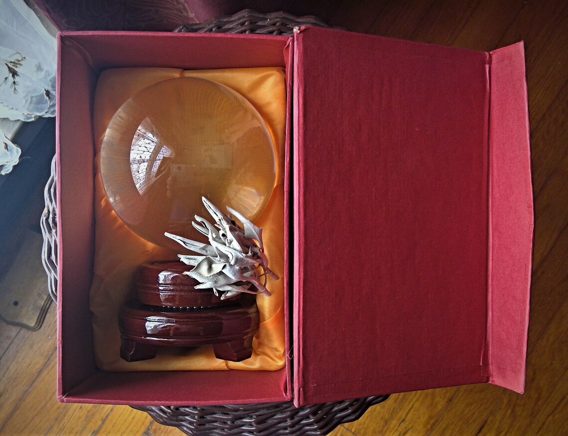 The Crystal Ball: Seeing & Scrying Tool Leaded Crystal - Etsy