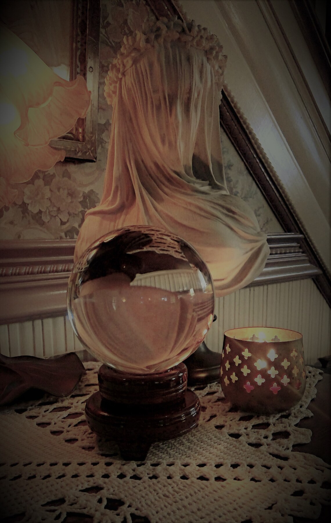 The Crystal Ball: Seeing & Scrying Tool Leaded Crystal - Etsy