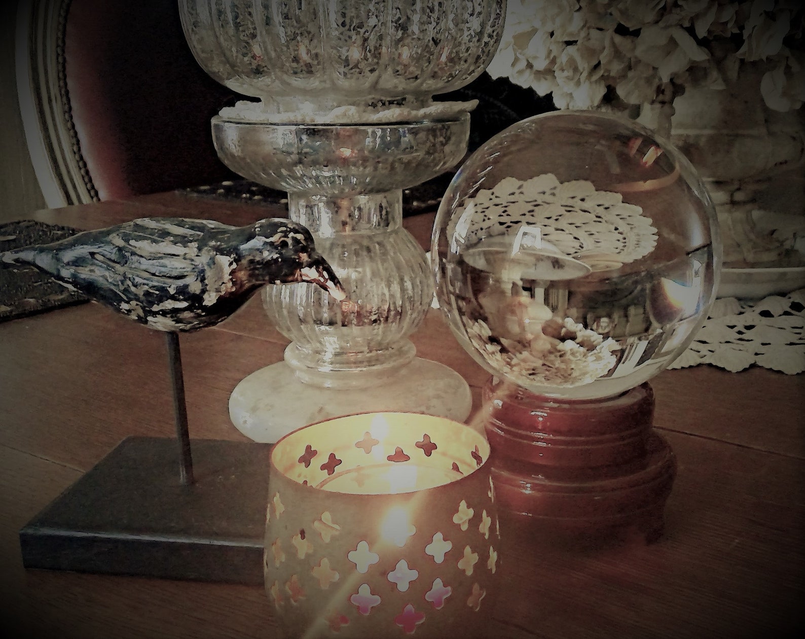 The Crystal Ball: Seeing & Scrying Tool Leaded Crystal - Etsy