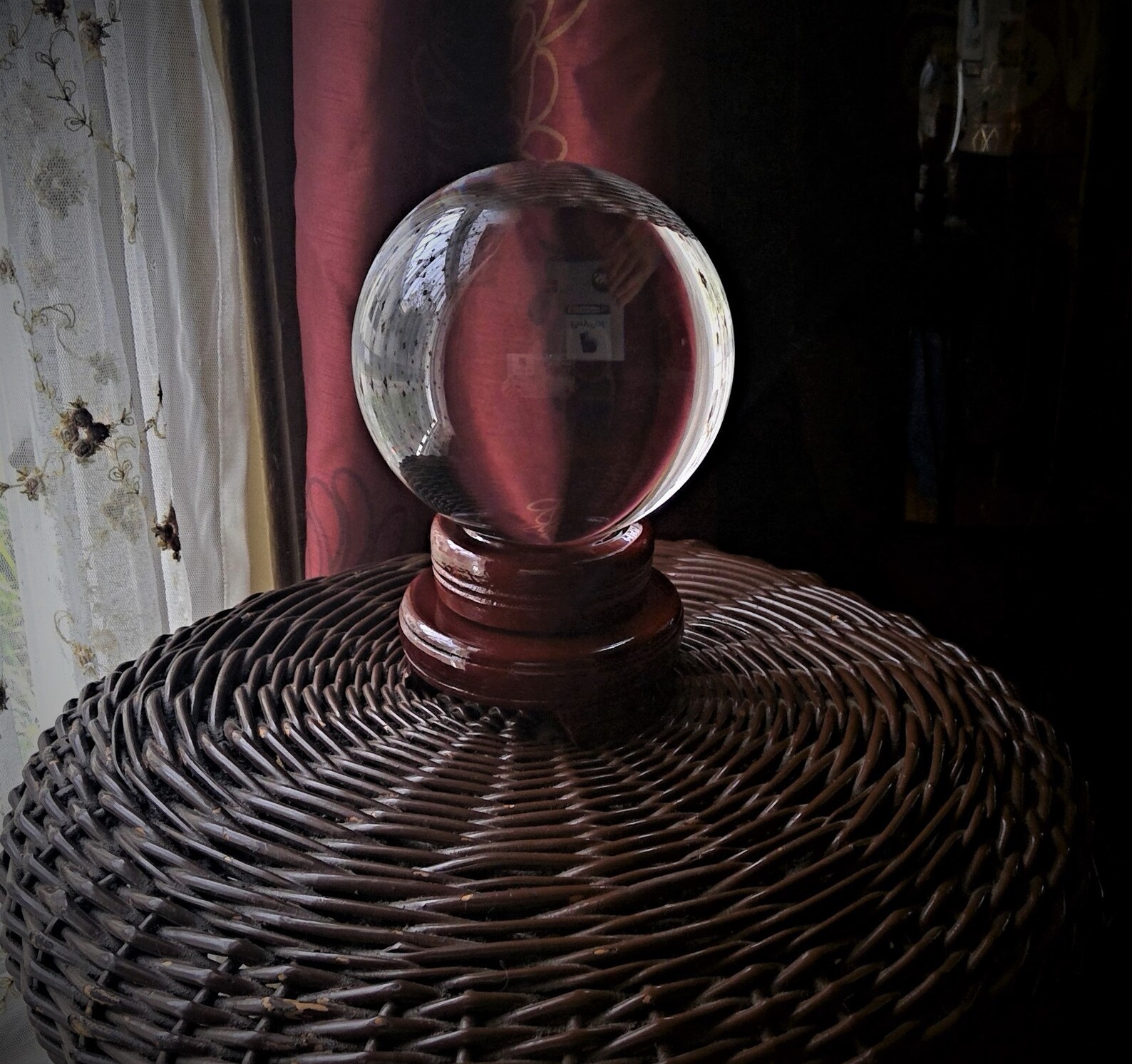 The Crystal Ball: Seeing & Scrying Tool Leaded Crystal - Etsy