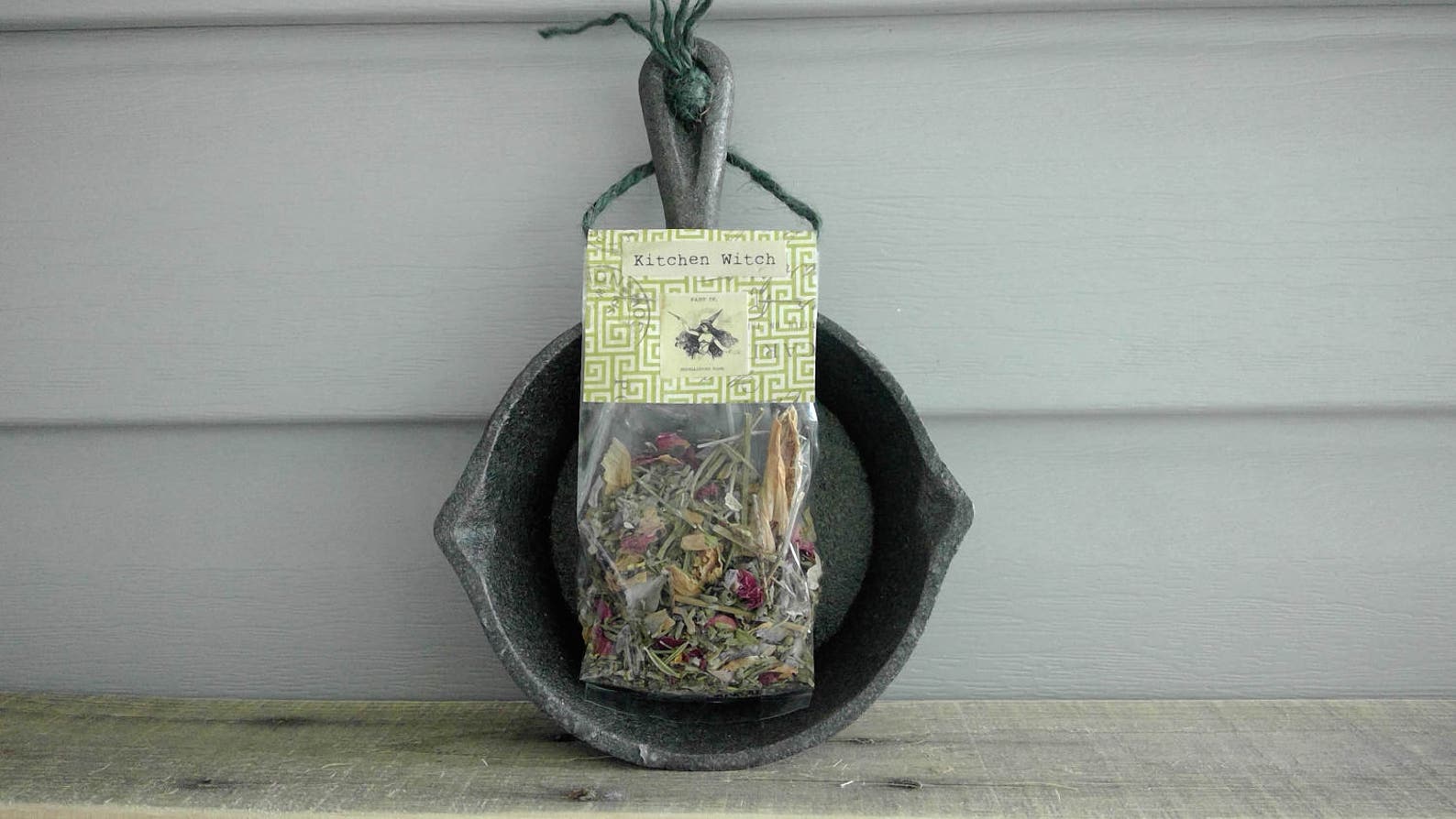 Kitchen Witch Cast Iron Smudge Pan Kit Hearth and Home - Etsy