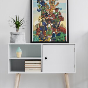 Gods and Glyphs Poster - Etsy