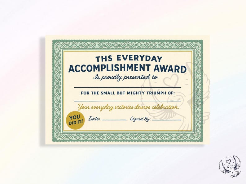 Notepad Everyday Accomplishment Reward Notepad • Funny Self Care Pad ...