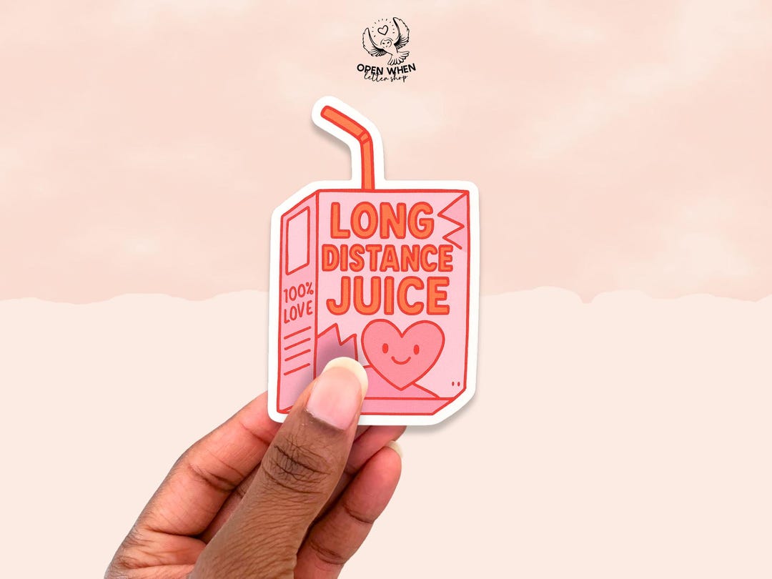 LDR Sticker Long Distance Relationship Decal Care Package Gift Idea ...